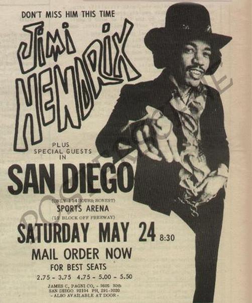 Jimi Hendrix Concert Posters